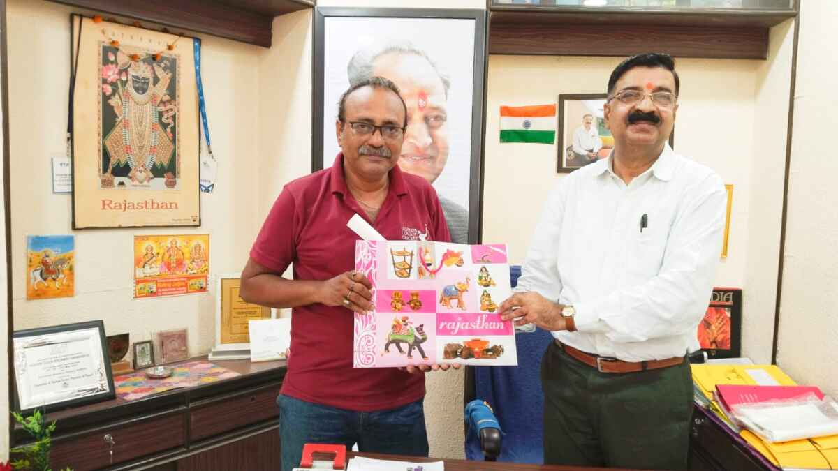 Takmaa Editor, Ambar Bhattacharya honoured by the Ministry of Tourism, Govt of Rajasthan as a ...